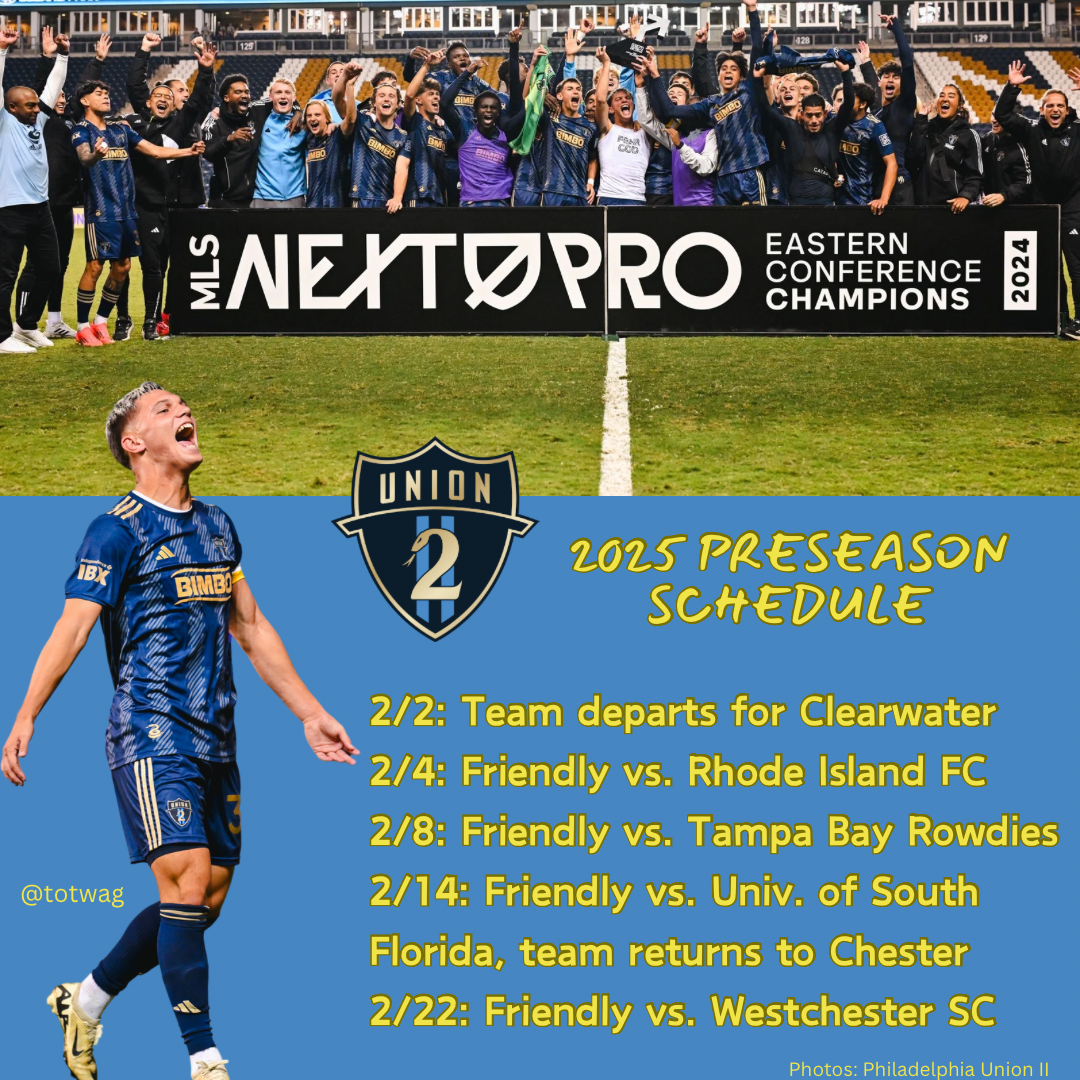 Union II Preseason Schedule Released – The One Team We Agree On
